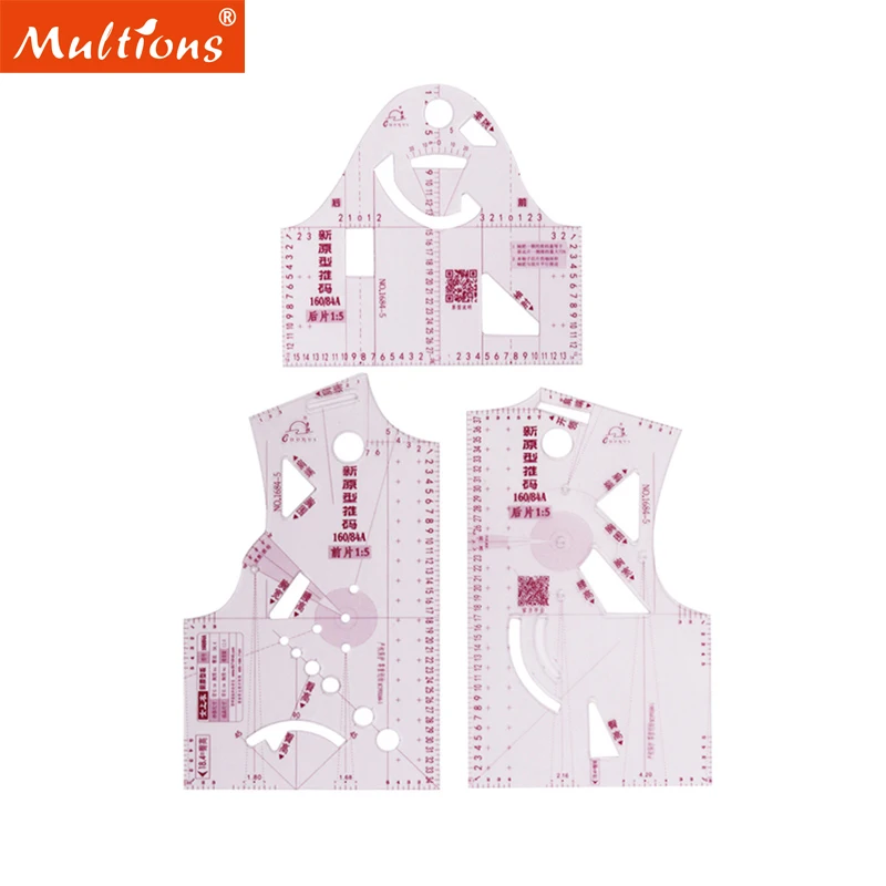 3pcs-1-5-Scale-Ruler-Drawing-Tailor-Ruler-for-Clothing-Pattern-Design ...