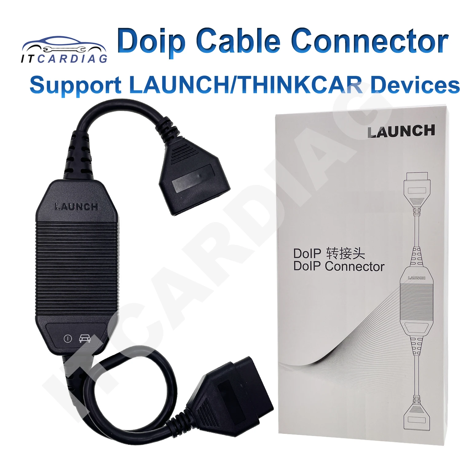 New-Launch-DOIP-Connector-Car-Diagnostic-Cable-16Pin-For-DBScar-VII ...