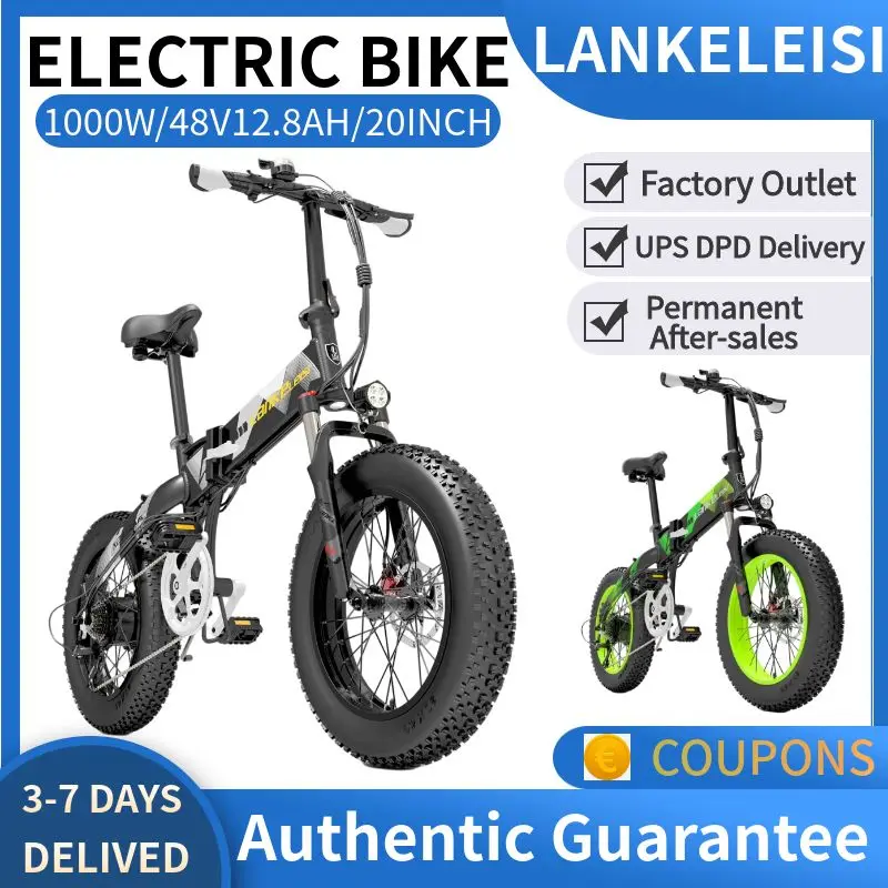 LANKELEISI X2000PLUS neumático ancho de 20x4,0, freno hidráulico de ...