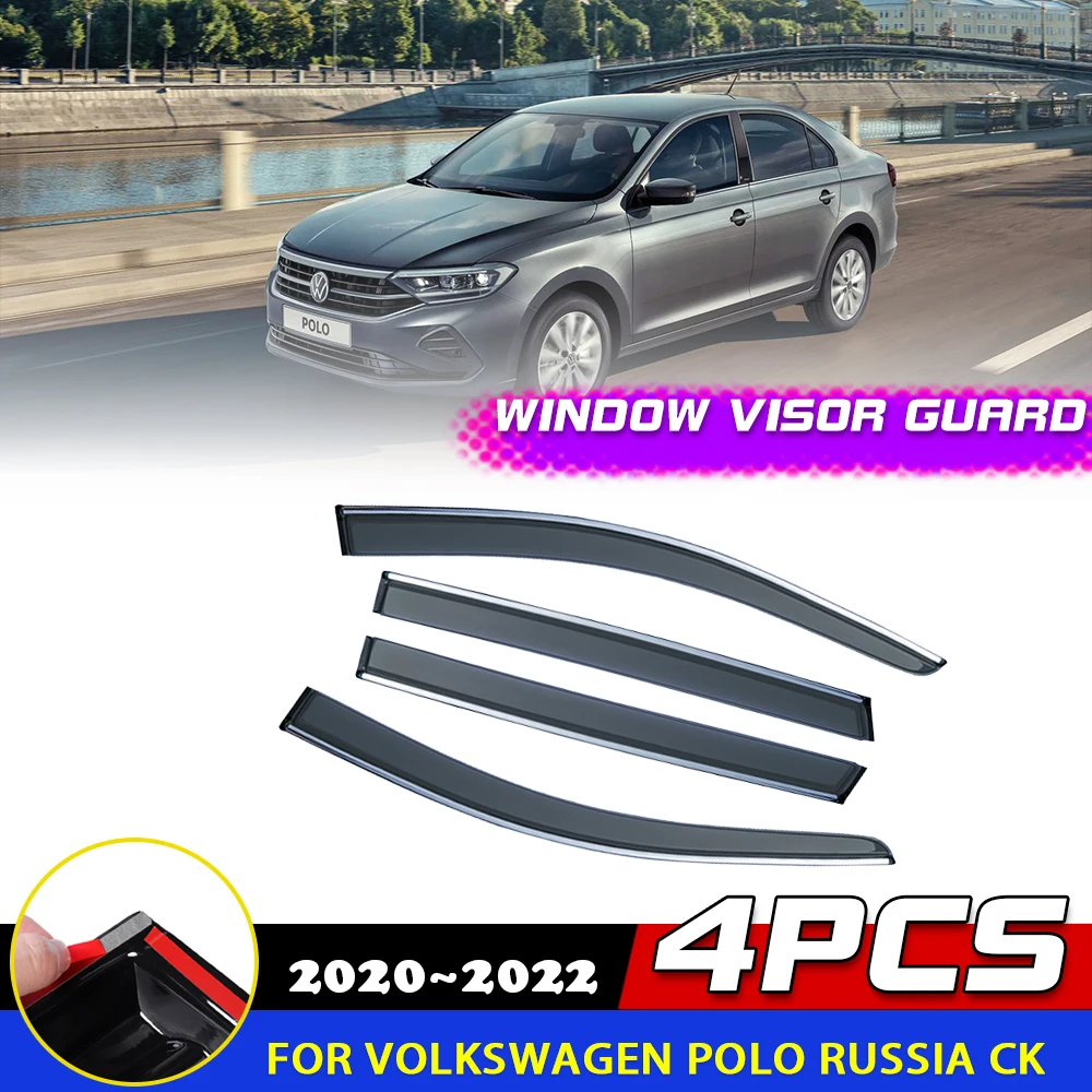 Windows Visor For Volkswagen VW Cross Polo Mk5 GTI Vivo