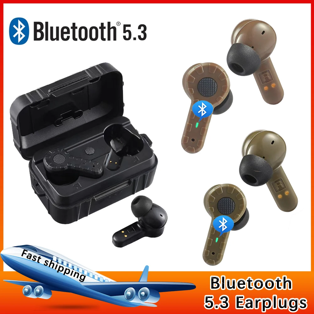 2024 New Bluetooth 5.3 Earplugs Military Electronic Noise Reduction ...