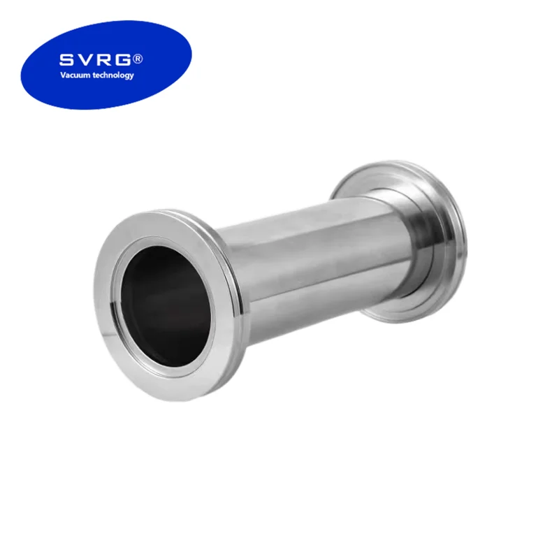 ISO63/80/100/160/200/250 High Vacuum In-Line Tube SS304 Stainless Steel ...