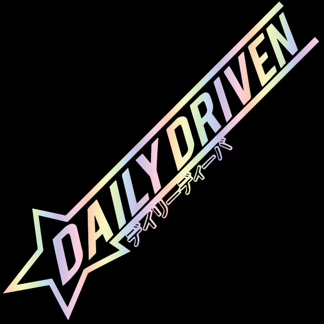 Daily Driven Sticker Font