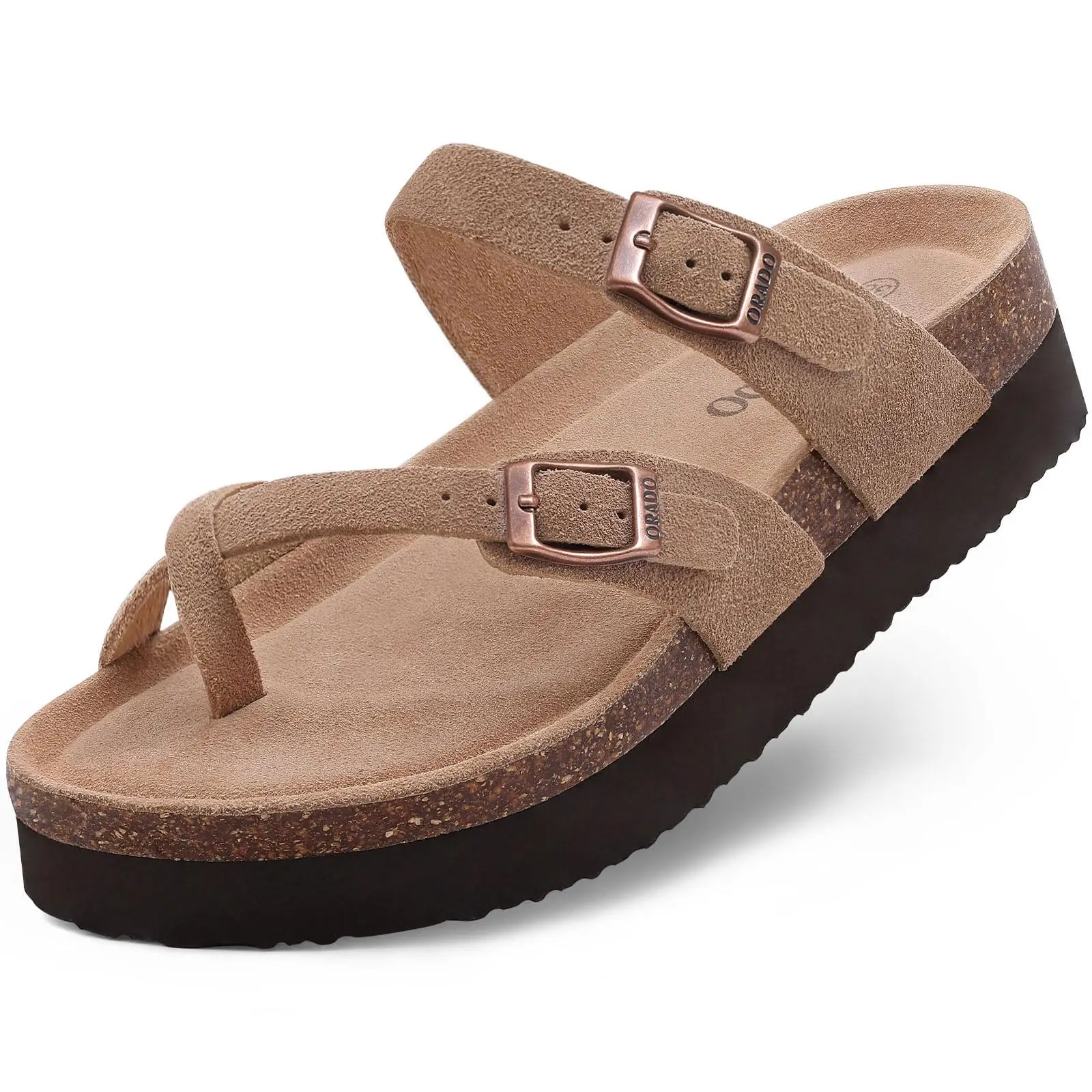 Comwarm Soft Cork Slippers For Women Classic Platform Clogs Slippers ...