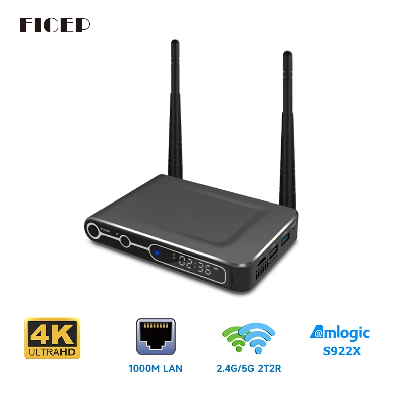 S922X-Android-9-0-Smart-TV-Box-Amlogic-S922X-DDR4-4GB-RAM-64GB-ROM-Dual ...