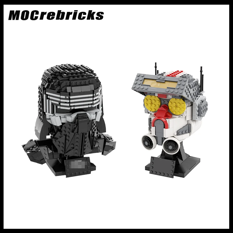 Space Wars Series Inferior Helmet Building Blocks Movies Moc Collection ...