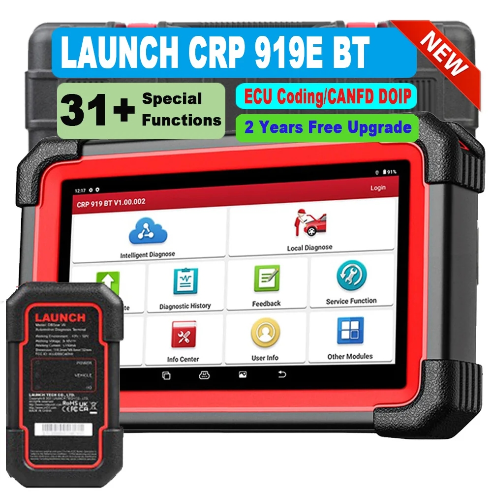 Professional-LAUNCH-CRP-919E-919x-BT-Engine-Analyzer-Doip-SDK-ECU-Key ...