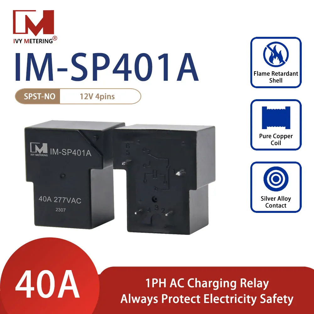 IEC-61851-1-32A-250V-Coil-12VDC-SPST-NO-Mini-Power-PCB-Relays-for-Mode ...