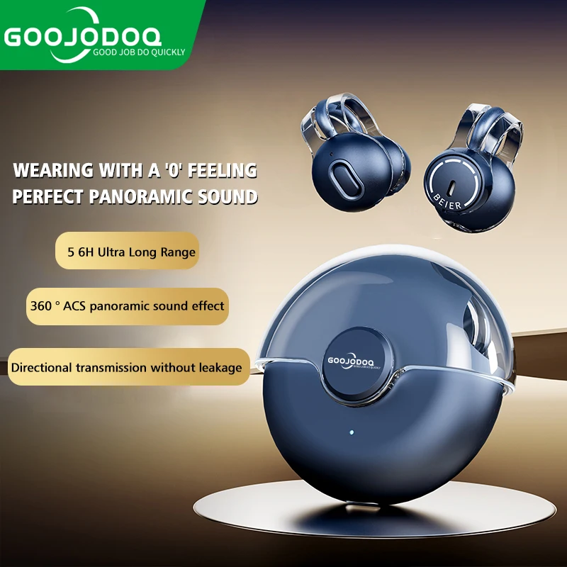 GOOJODOQ-Sport-noise-cancelling-IPX6-Bluetooth-Headset-TWS-5-3-360-degree-rotation-waterproof ...