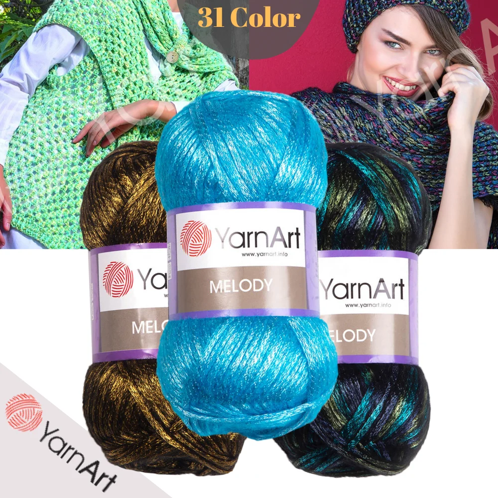 YarnArt Melody Wool Yarn - 31 Color Options - 230 Meters (100gr ...