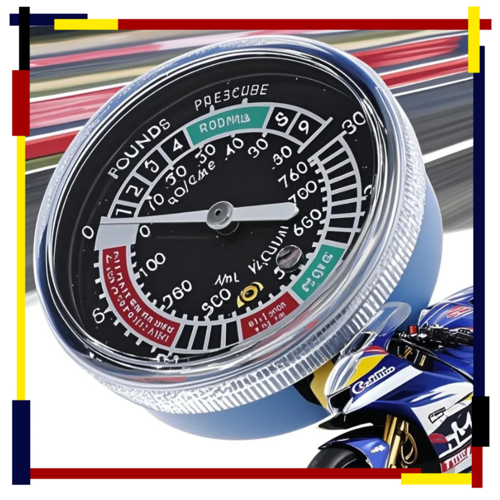 15x10cm Iron Motorcycle Carburetor Vacuum Gauge Balancer Synchronizer ...
