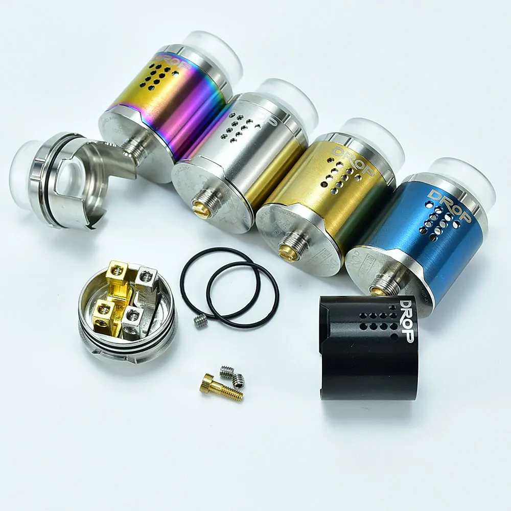 DROP-RDA-tank-24mm-Atomizer-Single-Coil-or-Dual-Coils-Vape-rda ...