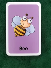 All good but I on this card in front says bee but on the back of the ...