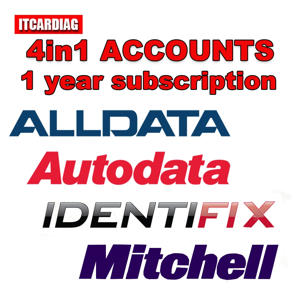 Alldata-Autodata-Identifix-Mitchell-One-Year-Online-Account-4in1-Auto ...