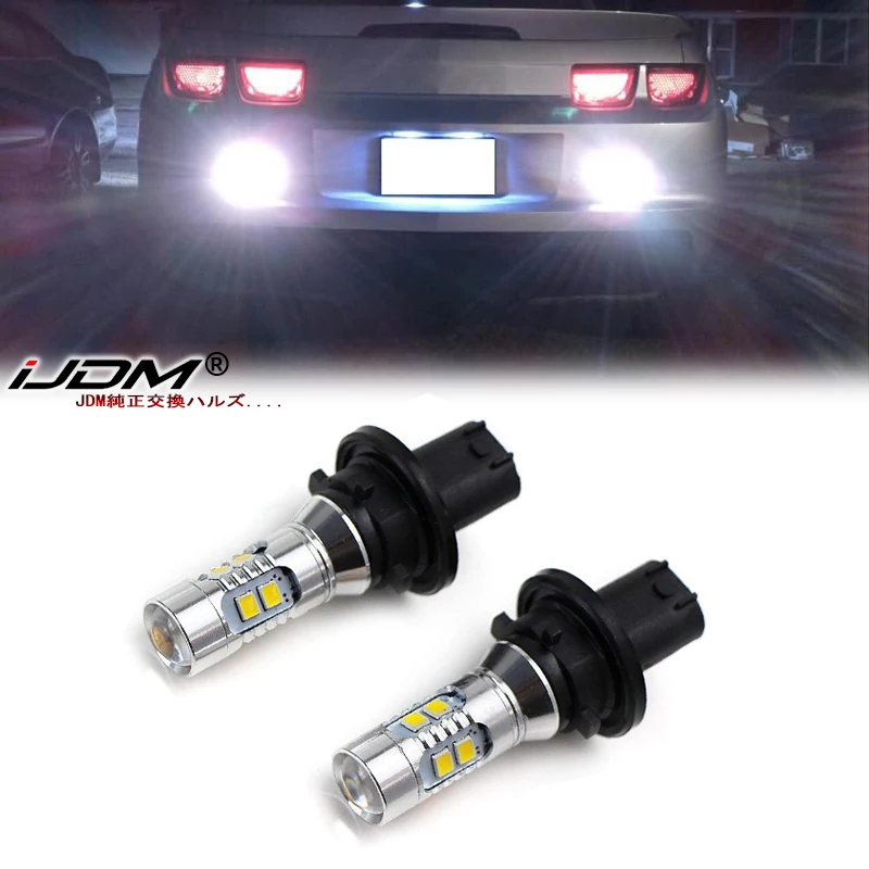 2pcs White CAN-bus 12184 12185 PH24W LED Bulbs For 2010-2016 Cadillac ...