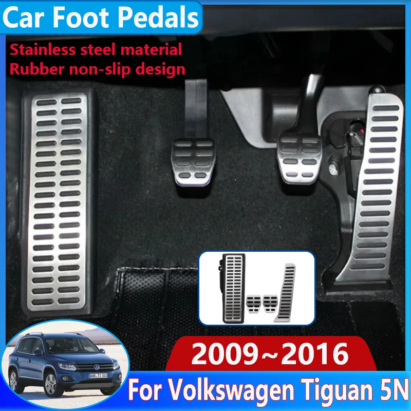Car Pedal For Volkswagen VW Tiguan 5N Accessories 2009~2016 Non-slip ...