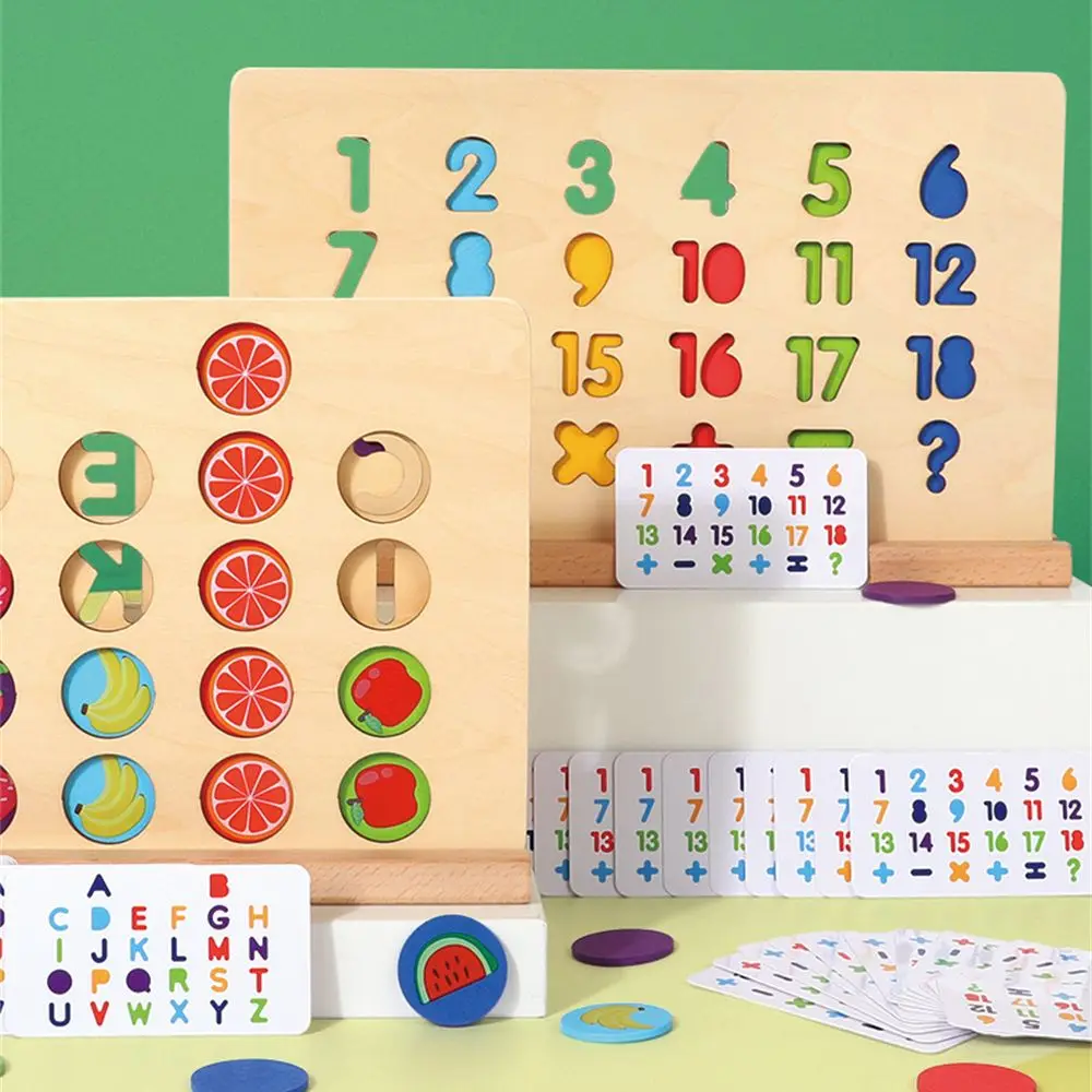 ABC Puzzle Shape Sorter Wooden Toys Early Learning Jigsaw Alphabet ...