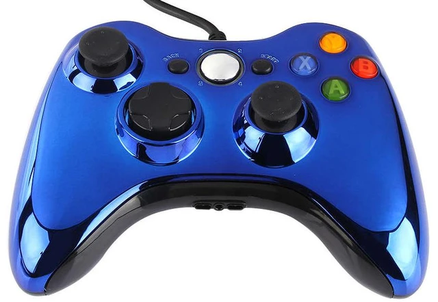 Xbox Controller Blue Chrome