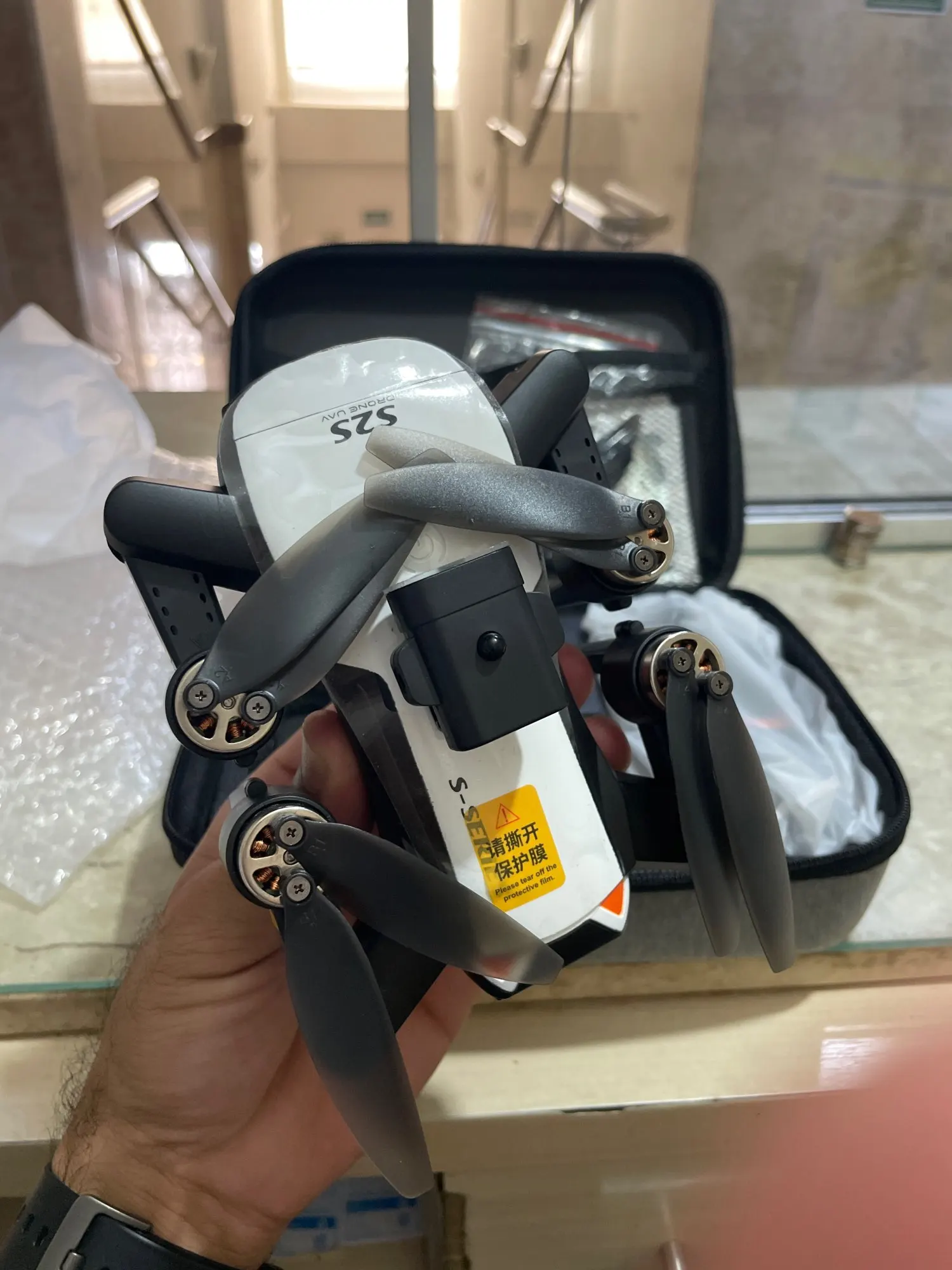 New S2S Mini Drone Profesional 8K HD Camera Fly 25Min Obstacle Avoidance Brushless Foldable ...