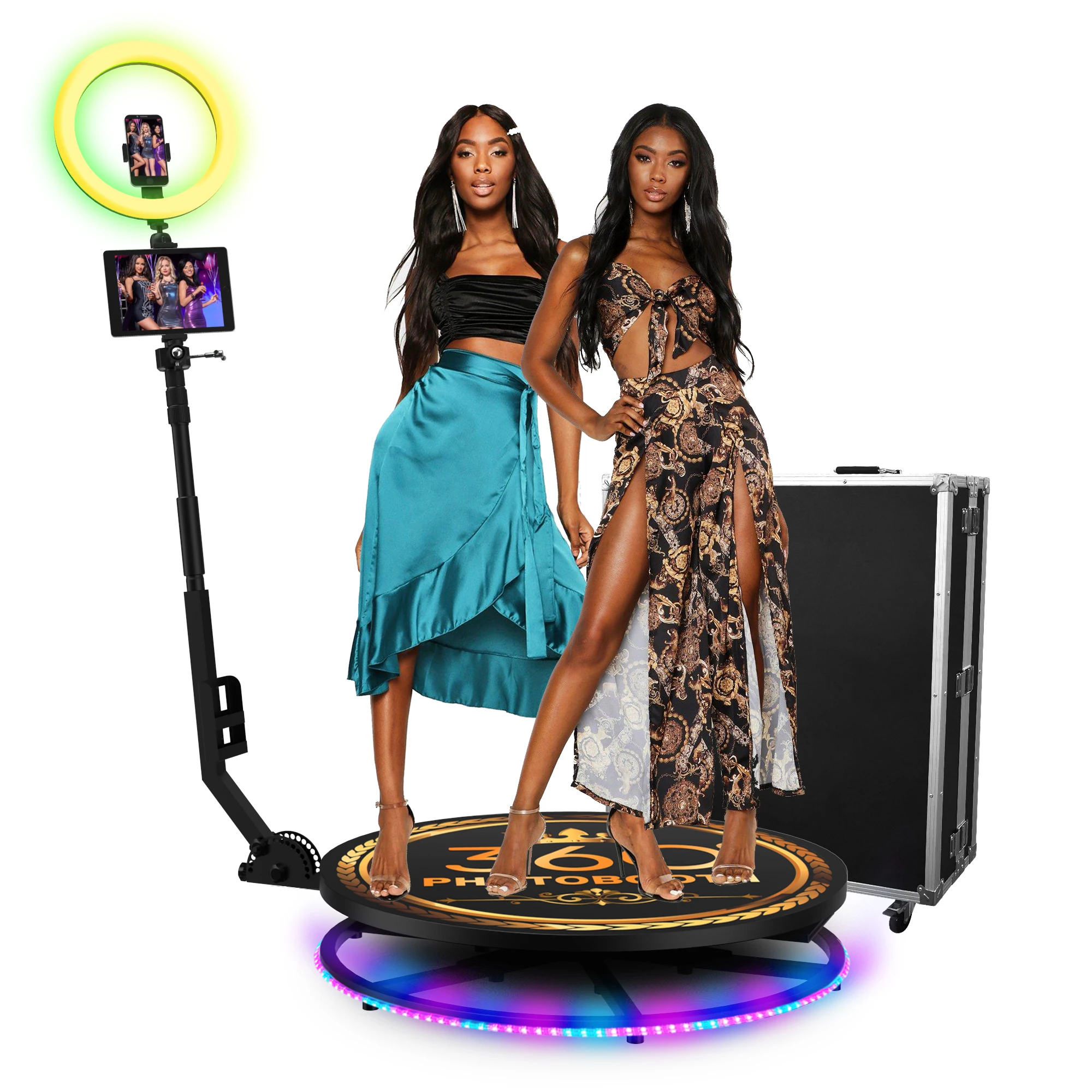 360-Photo-Booth-para-Festa-Casamento-Autom-tico-Spinning-360-Camera ...