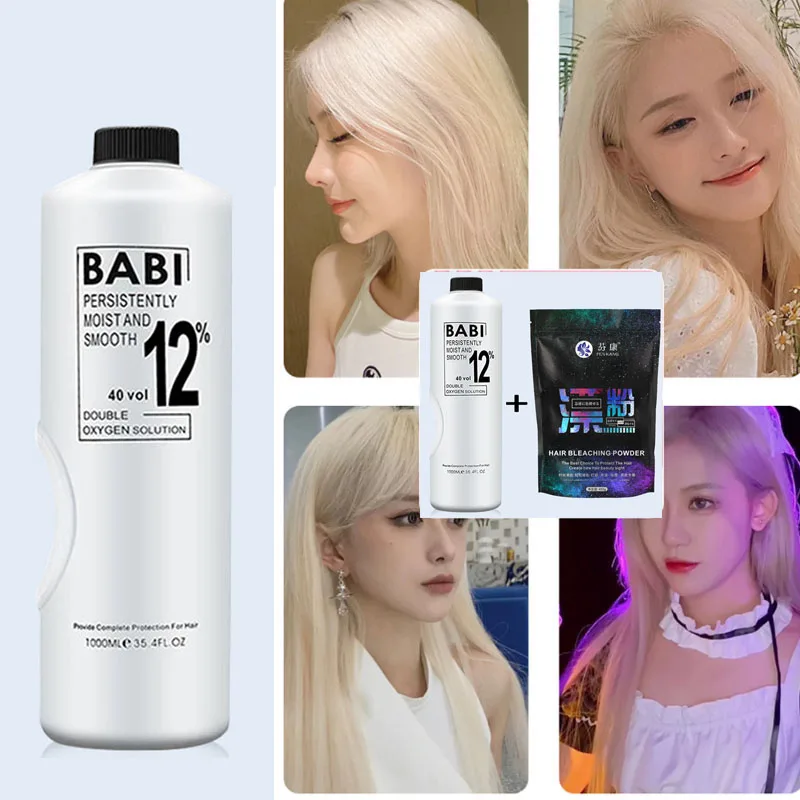 10vol - Crème au peroxyde de cheveux naturel professionnel, 1000ml ...