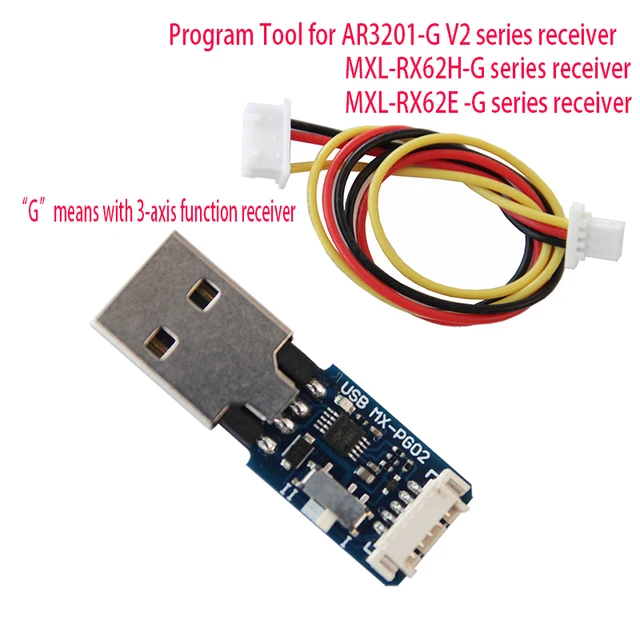 AR3201 V2 Spektrum DSMX DSM2 Receiver with 2 brushed 7A 3.7V ESCs speed controls differential ...