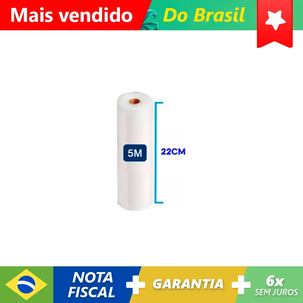 Refil Zip Seladora Fun Kitchen Oster Rolo 22cm 5m Original| | - AliExpress