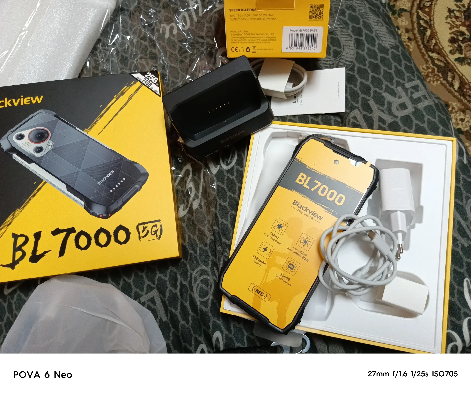 BLACKVIEW BL7000 5G AI Rugged Phone Deepseek GPT Android 15 Smartphone ...