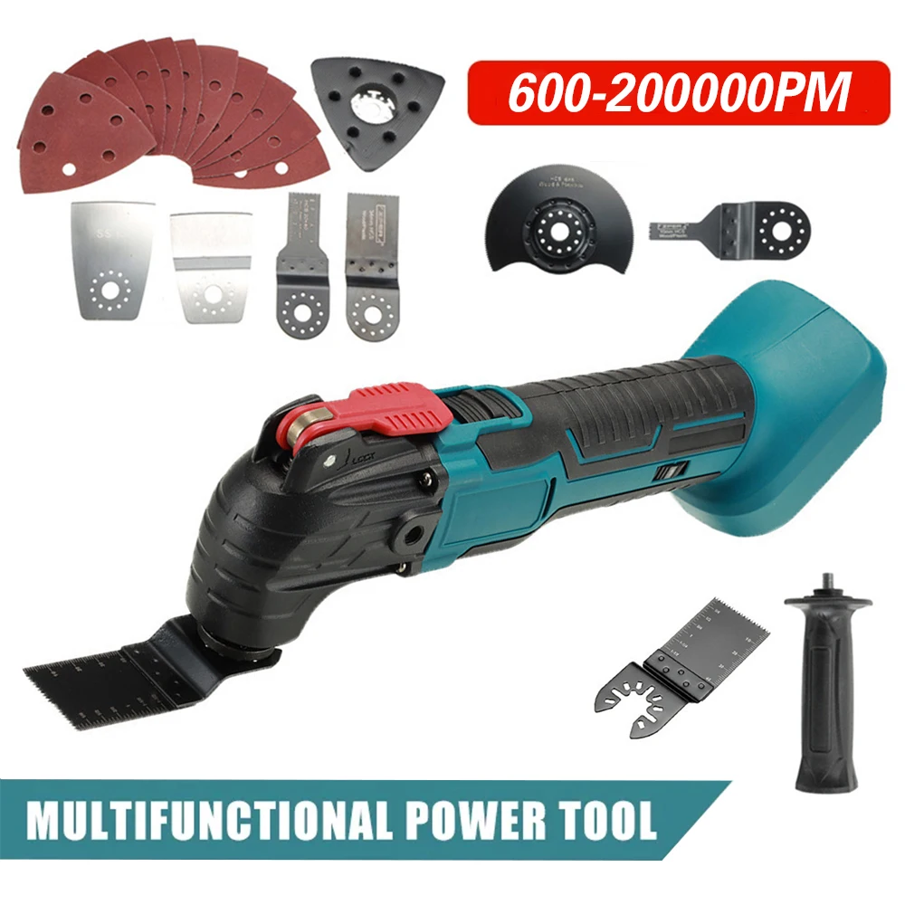 For-Makita-Battery-Electric-Cordless-Oscillat-Multi-Purpose-Trimmer-Saw ...