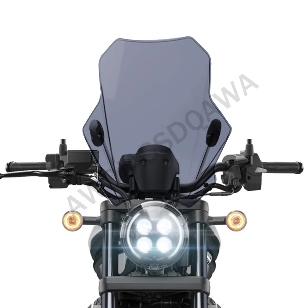 Motorcycle-Windscreen-Windshield-Universal-For-Honda-REBEL500-REBEL300 ...