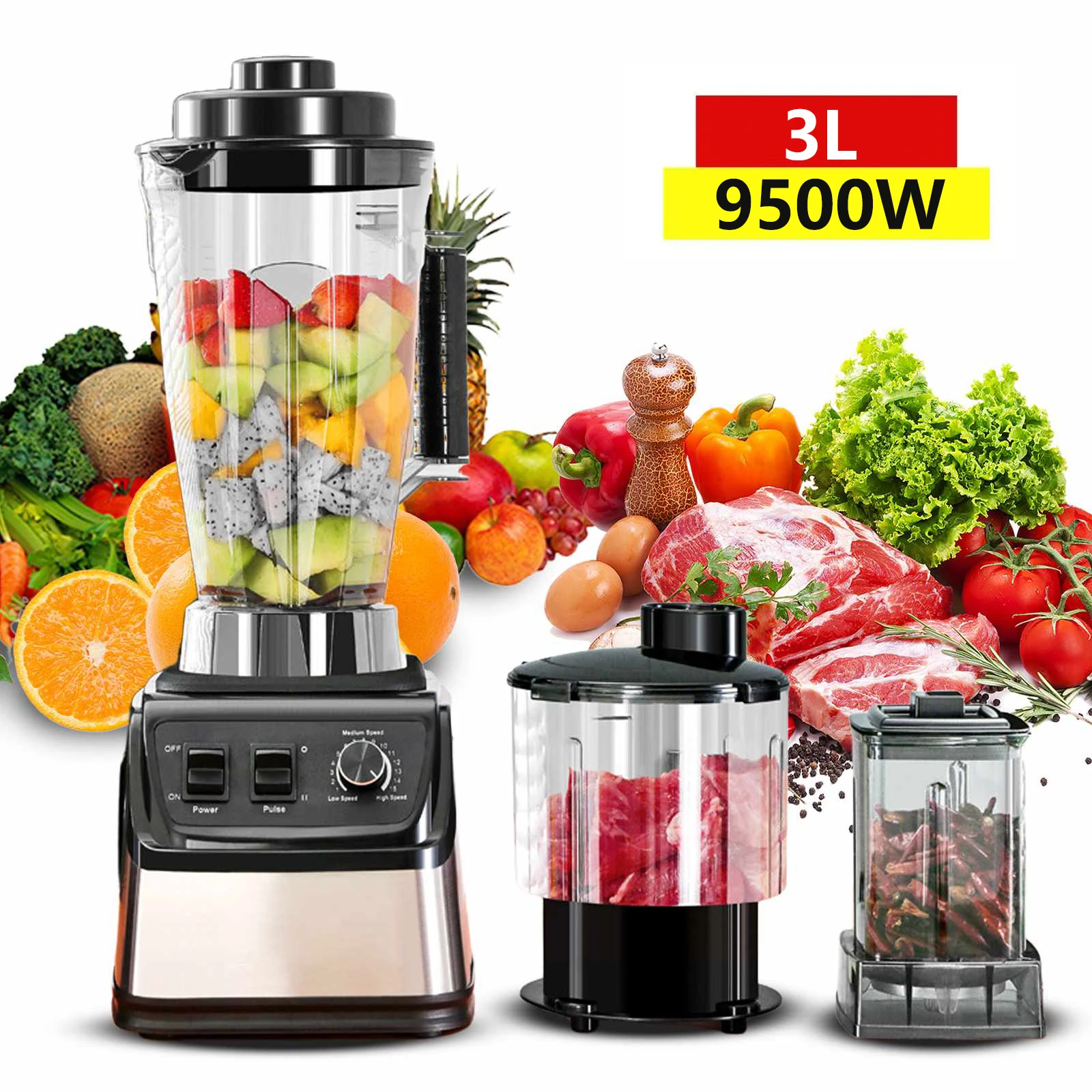 Powerful-Blender-Mixer-e-Juicer-Smoothie-Maker-3in-1-Table-Blenders-3L ...