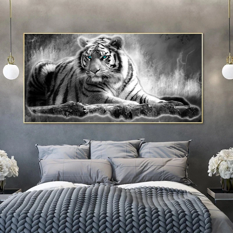 One-Piece-Tiger-Posters-and-Prints-Canvas-Painting-Animal-Pictures-Wall ...
