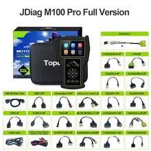 JDiag M100 Pro Motorcycle Diagnostic Scanner OBD2 Fault Diagnostic Tool ...