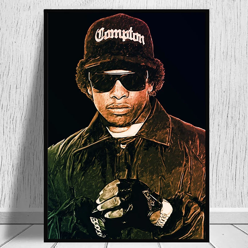 Vintage-Popular-NWA-Gangsta-Hip-Pop-Rapper-Star-Eazy-E-Portrait-Poster ...