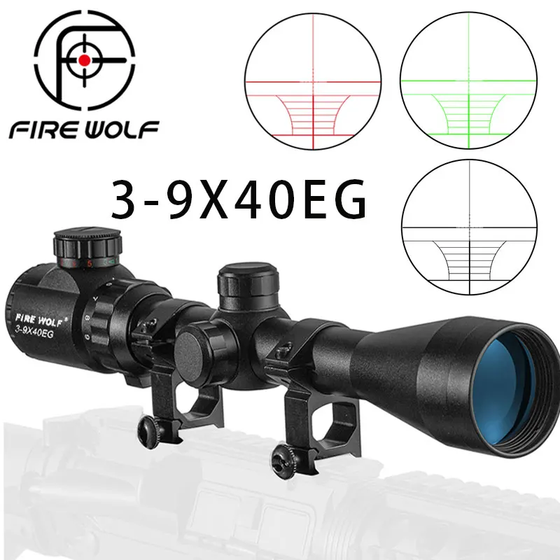 Riflescope Hunting Scope | Tactical Riflescope | Cross Optics Weapon ...