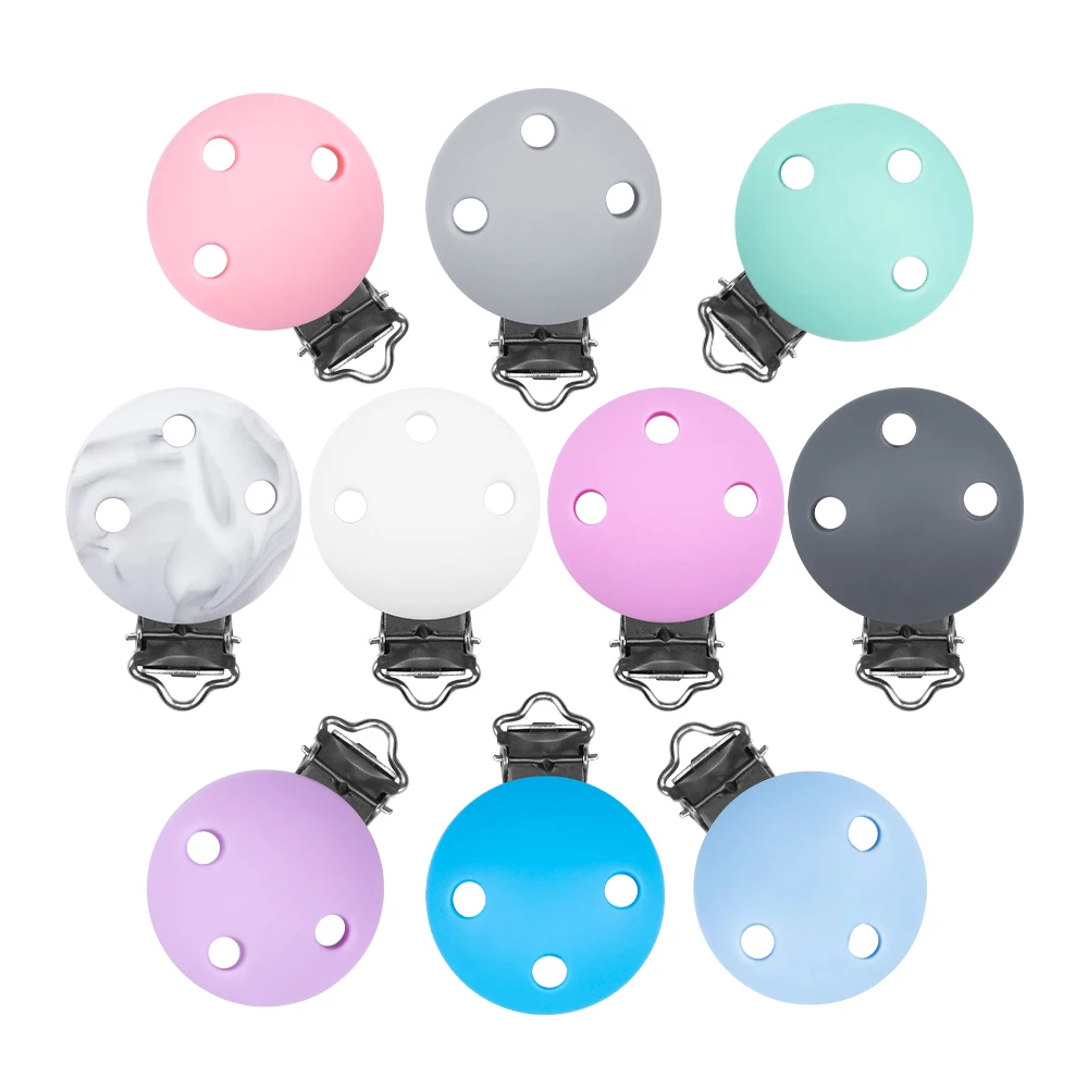 Baby Teething Silicon Clip Diy | Silicone Teething Teether Clip - 3pcs ...