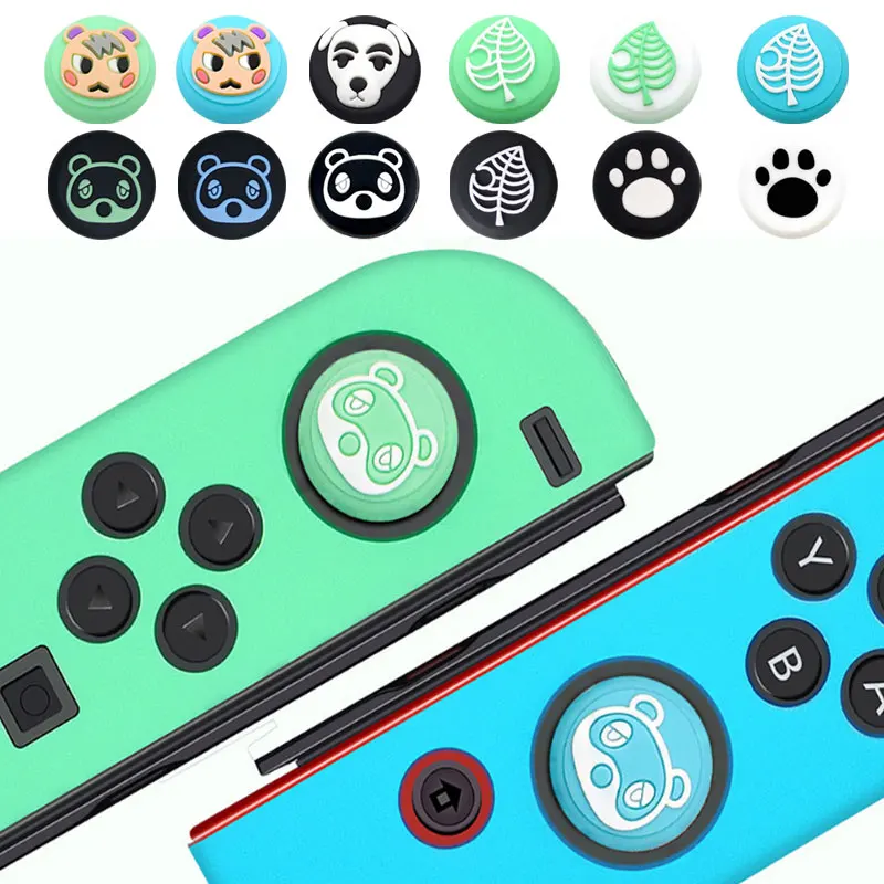 2pc-Thumb-Stick-Grip-Cap-For-Nintendo-Switch-Oled-NS-Lite-JoyCon-Controller-Cartoon-Joystick ...