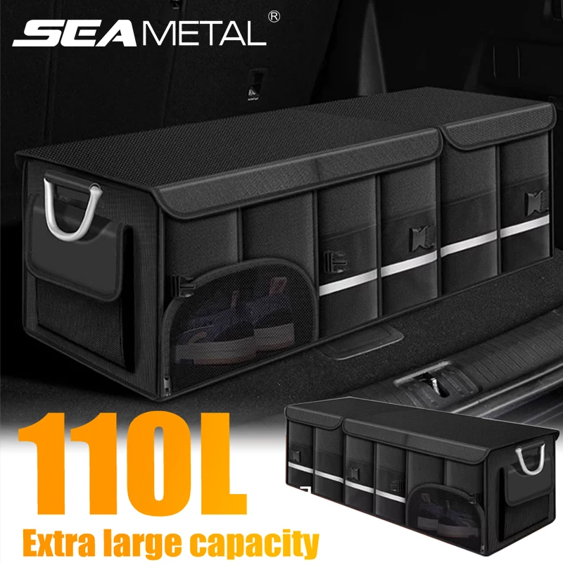 SEAMETAL-Large-Capacity-Car-Trunk-Organizer-36L-72L-110L-Foldable-Car ...