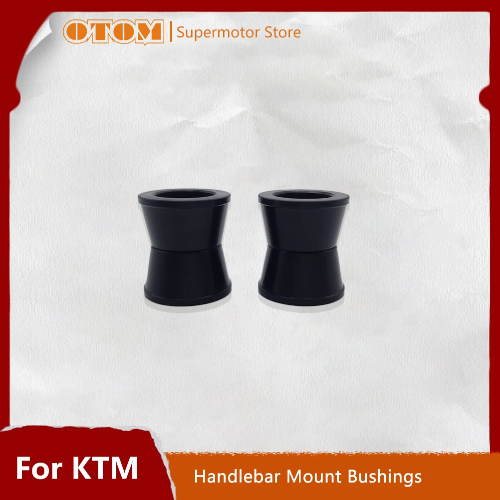 OTOM Motorcycle Handlebar Mount Bushings High Strength Buffer Black ...