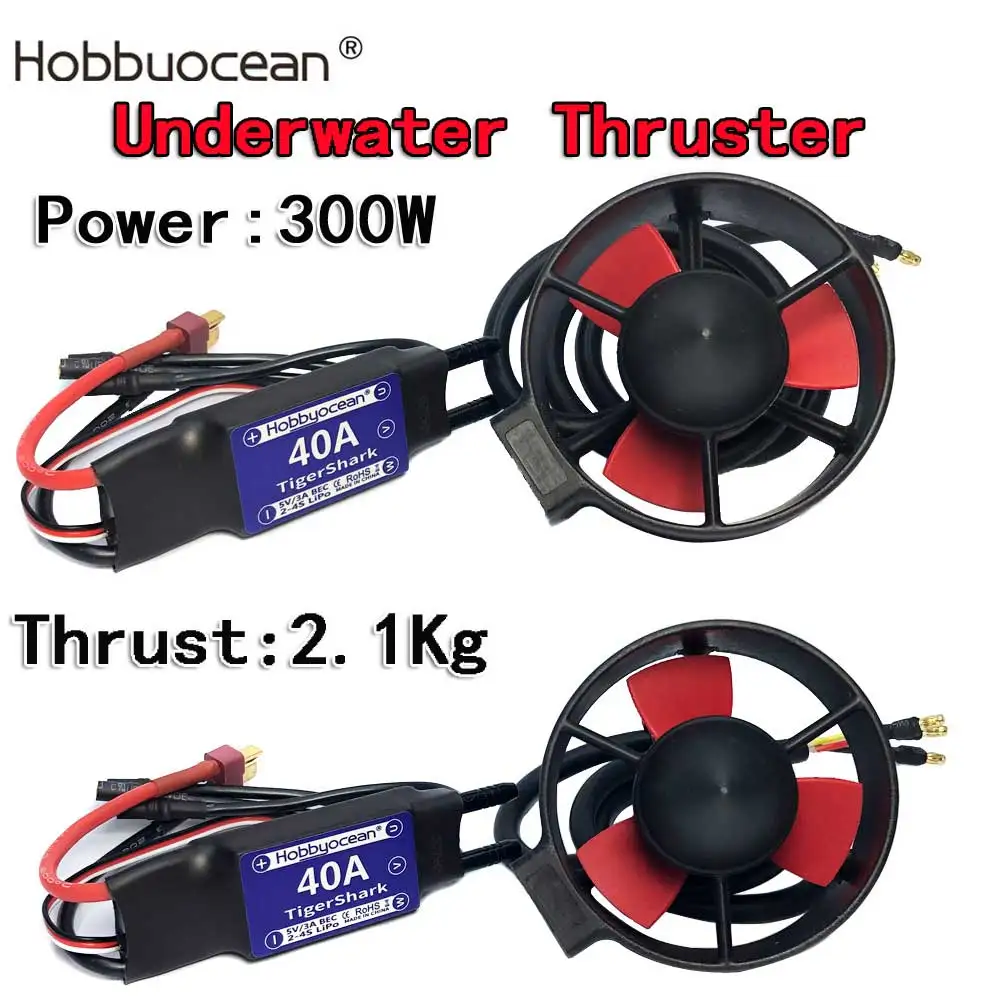 Hobbyocean-2-1KG-Underwater-Thruster-16V-300W-Brushless-Motor-40A-ESC ...