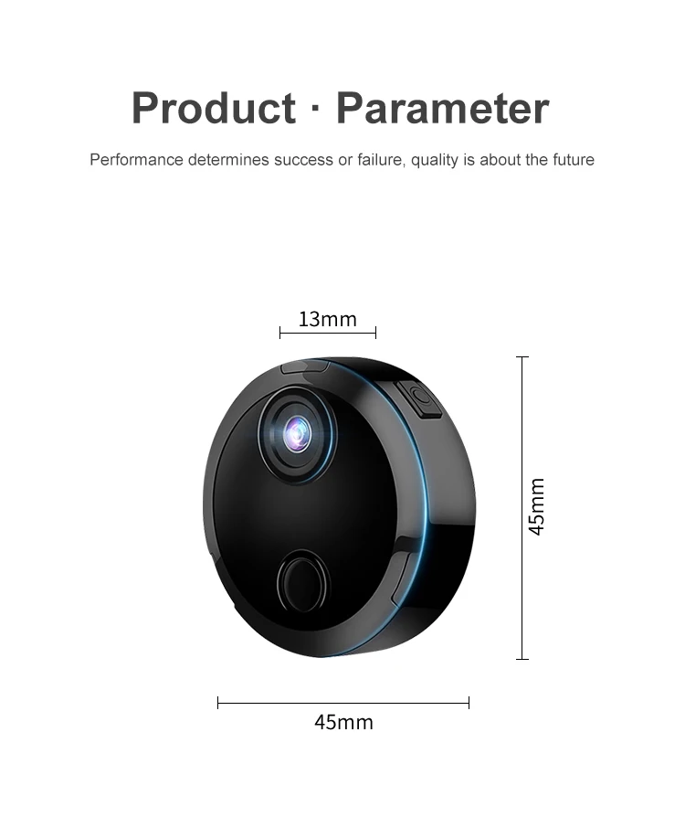 Caméra miniature,Mini caméra de surveillance discrète IP Wifi hd q15 ...