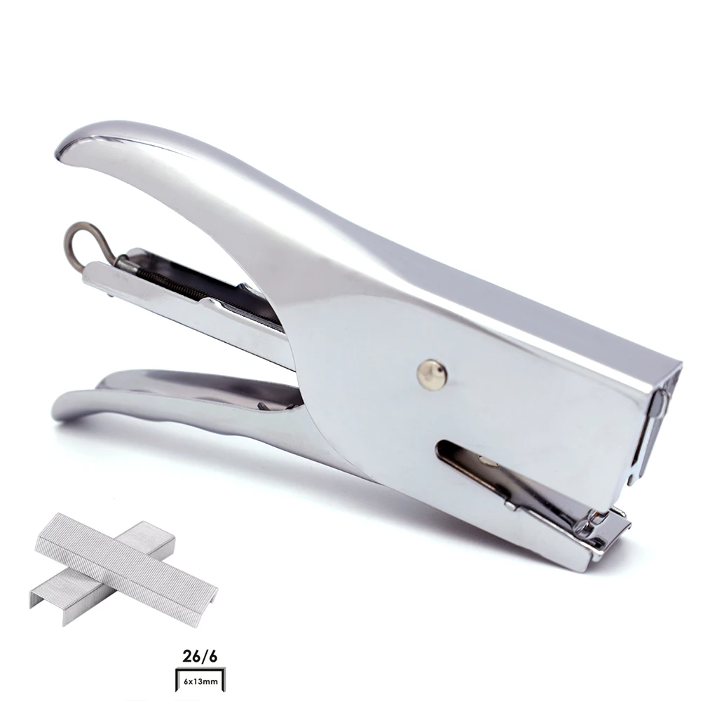 Idealprice store®1000 staple Metal clamp stapler, 26/6 and 24/6 type ...