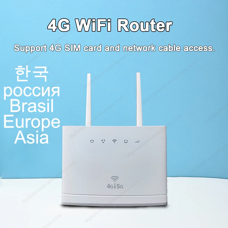 4G SIM card router LTE wifi router 4G modem Hotspot RJ45 wireless router 4G CPE|3G/4G Routers ...