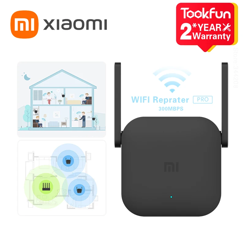 XIAOMI-Mi-WiFi-Amplifier-Pro-Range-Extender-2-4GHz-Band-300Mbps ...