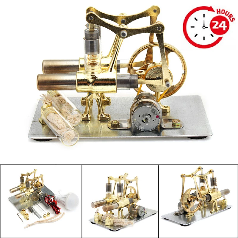 Balance-Stirling-Engine-Miniature-Model-Steam-Power-Technology ...