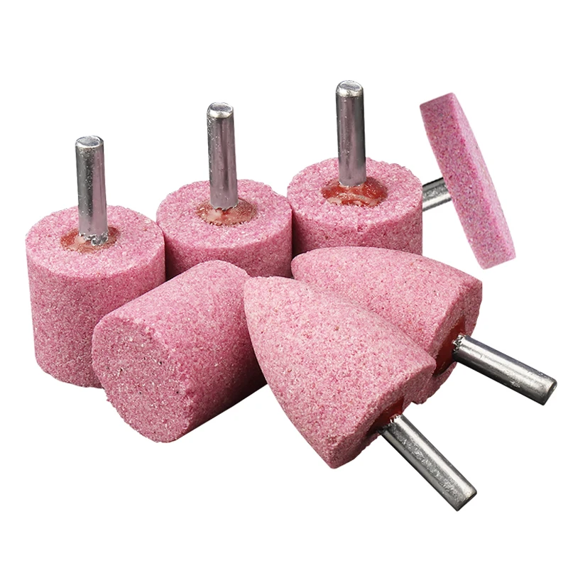 6mm-Shank-16-20-25-30-40mm-Pink-Corundum-Polishing-Wheel-Grinding-Head ...
