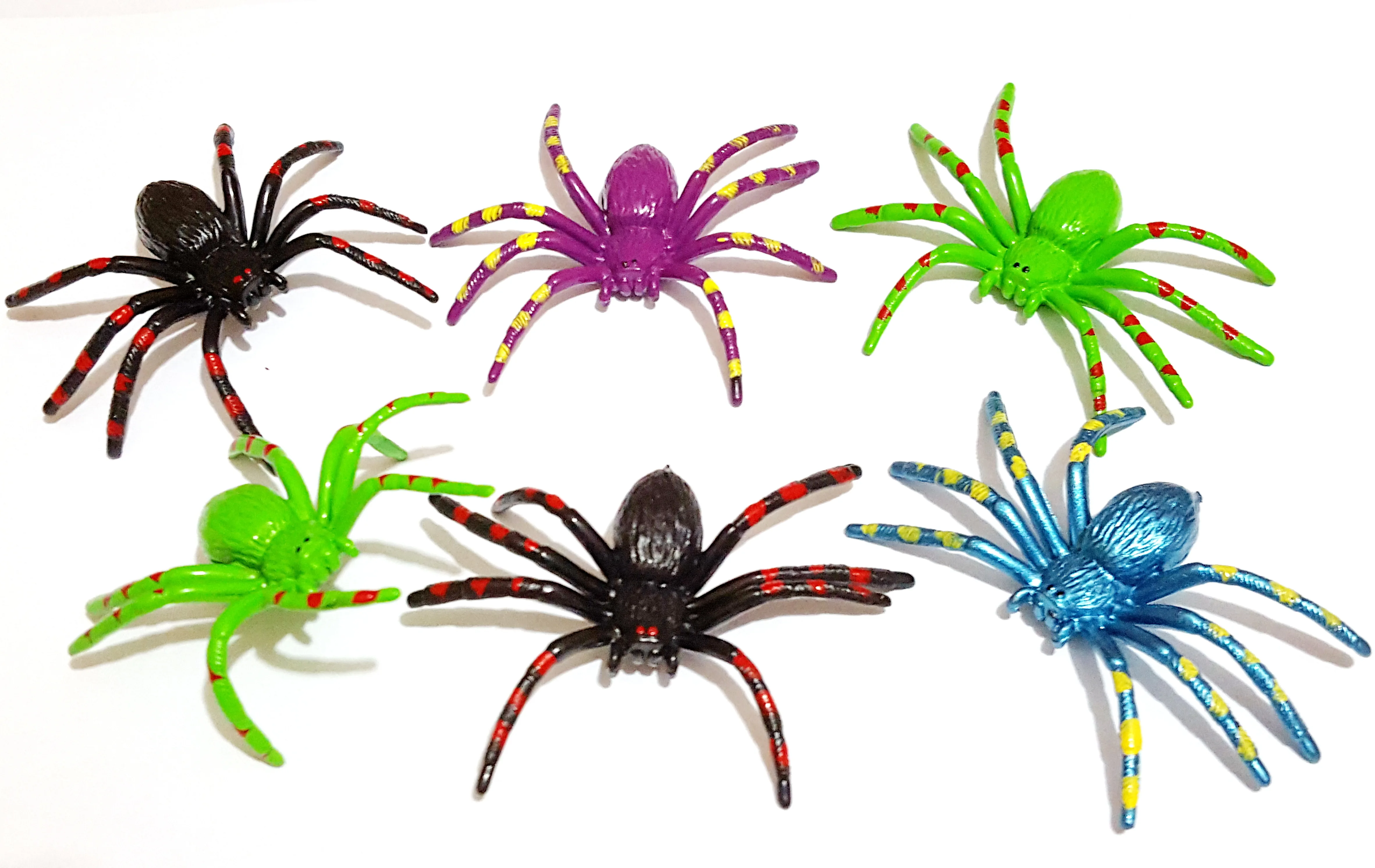 12-piece-Painted-Spider-Horror-Joke-Halloween-Parties-Bugs-Insect ...