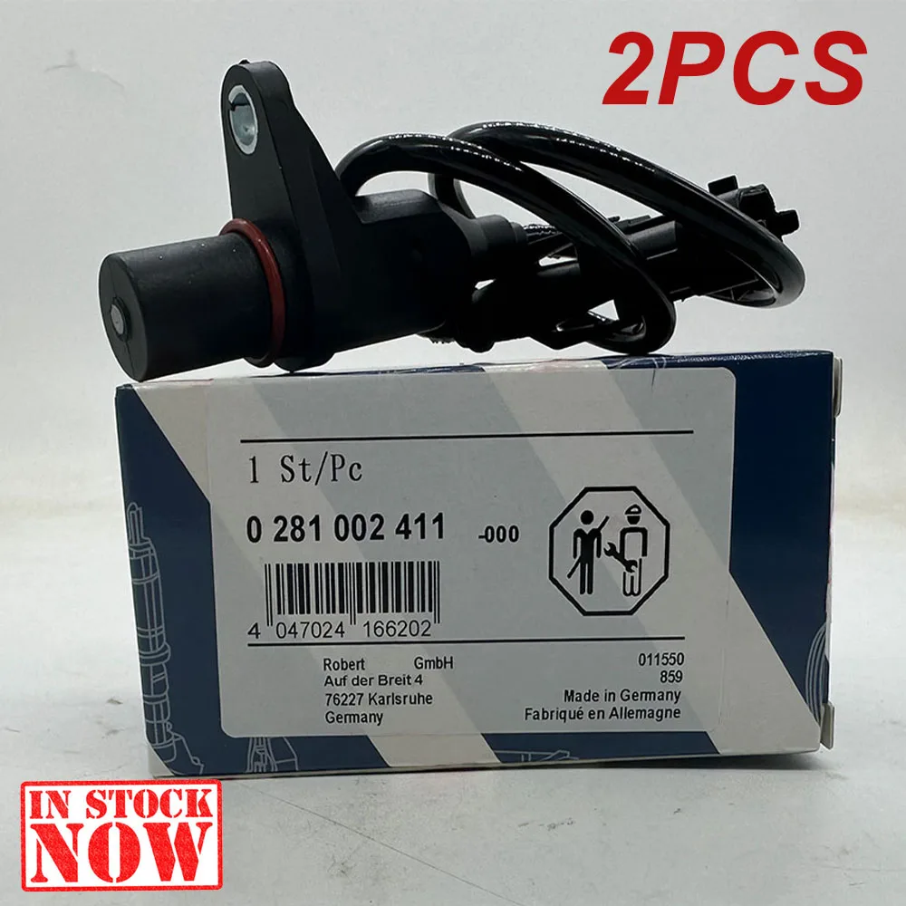 2PCS-0281002411-Crankshaft-Position-Sensor-For-Ford-F-250-Iveco-Euro ...