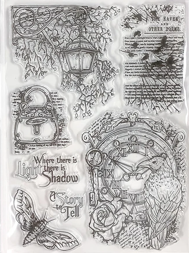 2022 New CLEAR STAMP background DIY Scrapbook Card album paper craft ...