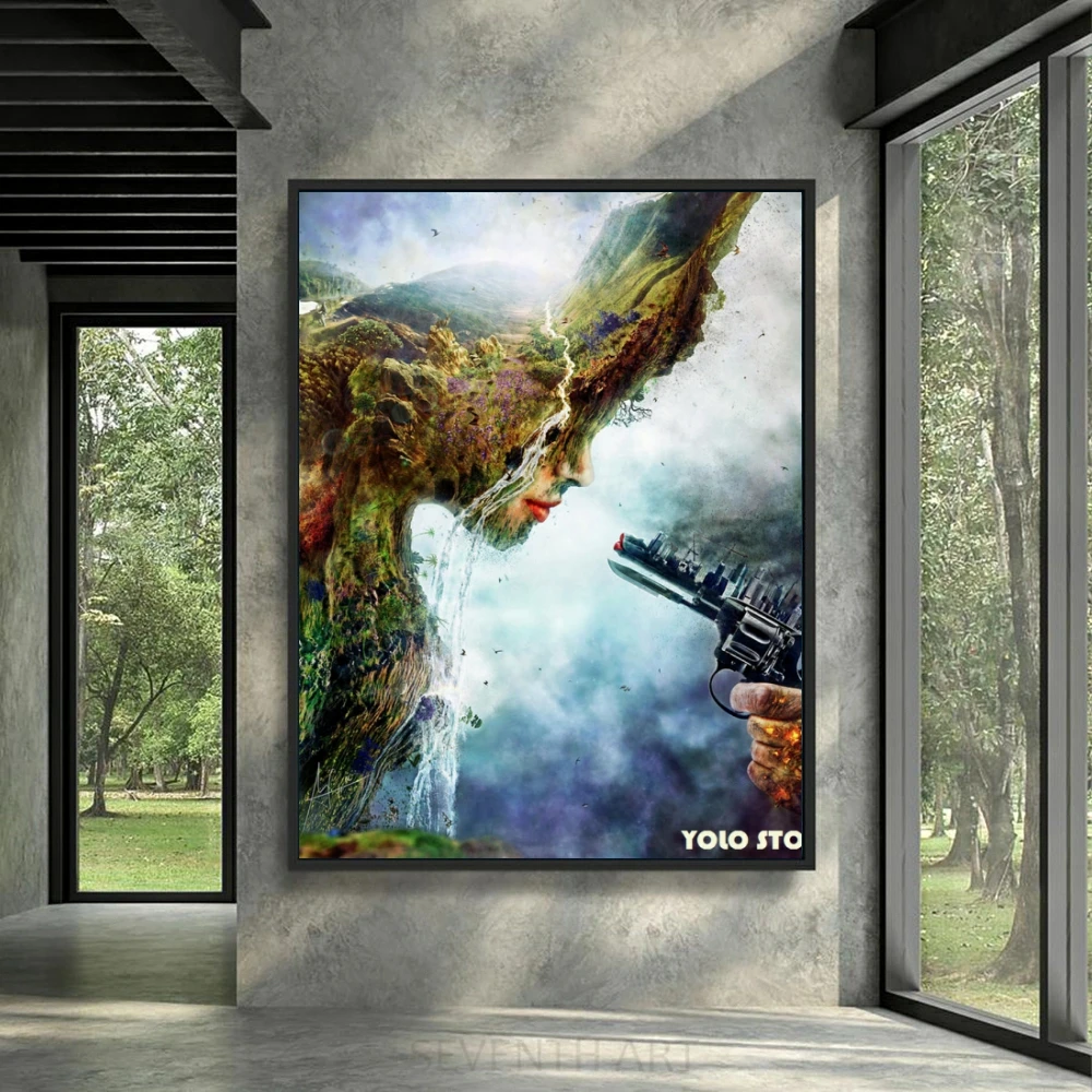 5d Diy Art Betrayal Diamond Painting Cross Stitch Kits Gun Girl Mosaic ...